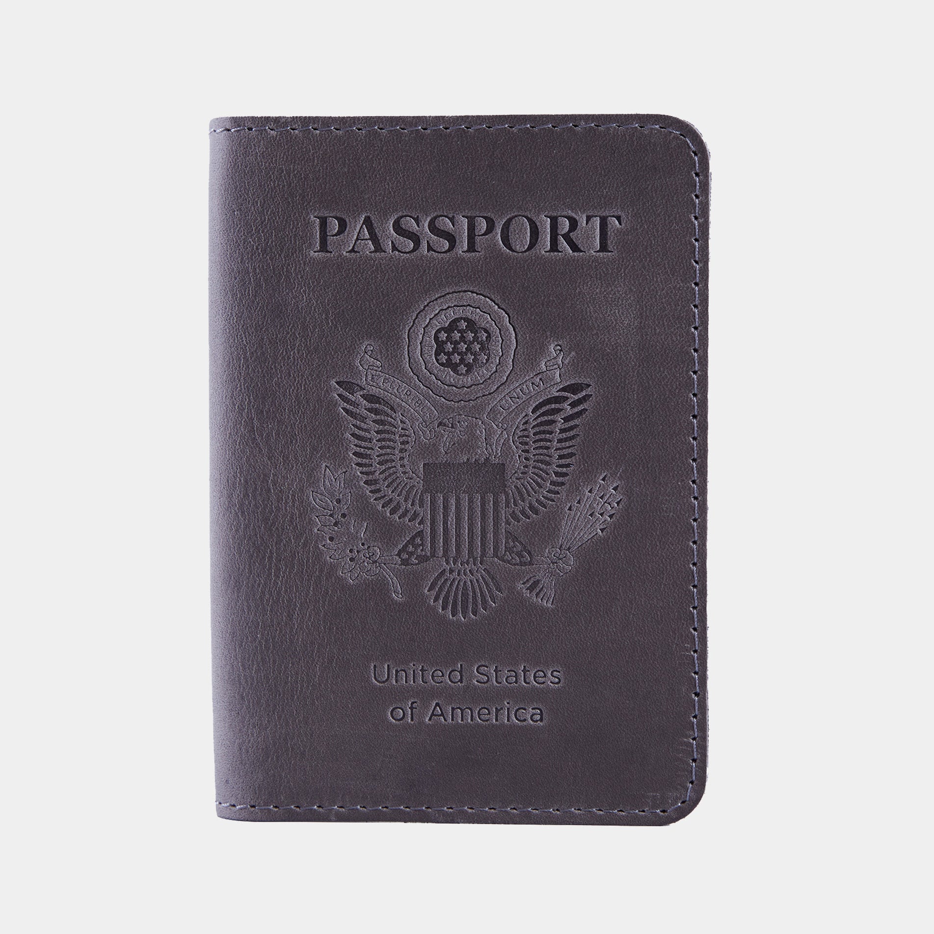 Passport Cover with the Great Seal of the United States Made from Vint